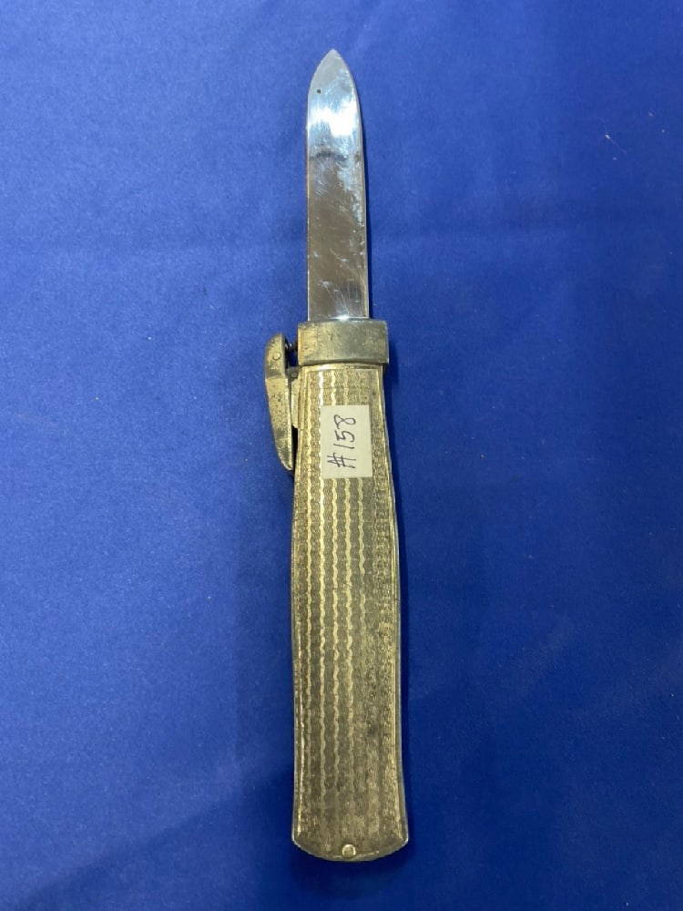 Wwii German Paratrooper Gravity Knife - Anton Wingen Jr Solingen-germany Dbgm Rostfrei Auction