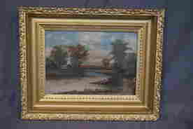 M. Devoe - Painting of 2 Egrets - Jun 28, 2015 | Greenwich Auction in CT