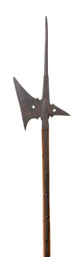 A German Halberd, Mid 16th Century With Terminal Spike