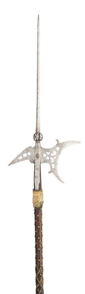 **AN ITALIAN HALBERD, EARLY 17TH CENTURY, PROBABLY