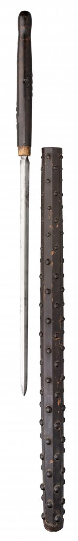 A JAPANESE LONG SPEAR (OMI NO YARI), EDO PERIOD with