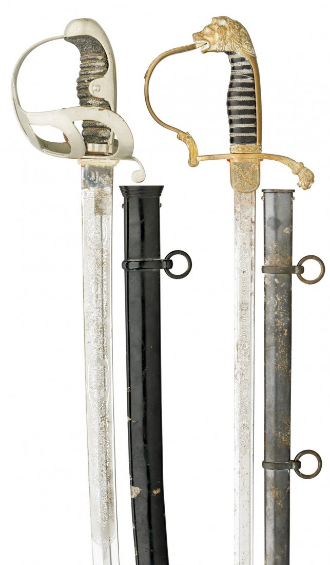 A PRUSSIAN MODEL 1852/79 CAVALRY OFFICER'S SABRE WITH