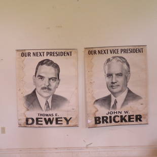 Dewey: Vice President "john W. Bricker Los Angeles" California Press ...