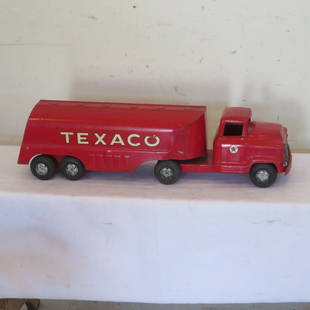 1950's Buddy L Pressed Steel Texaco Oil Tanker Truck