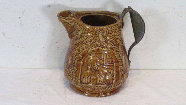 Rockingham coffee pot with copper make-do handle (#0397) on Nov 28 ...