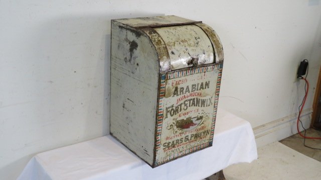 Old General Store Tin Coffee Bin