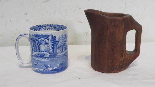 Unusually Small Wood Noggin Auction