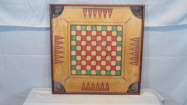 Colorful 2-sided Multi-game Board Marked Archarena Star, Patent Nov. 8 ...