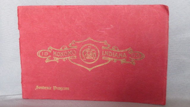 1908 Kokomo, Ind. Gar Encampment Program Auction