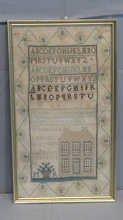 Sampler Crib Quilt Auction