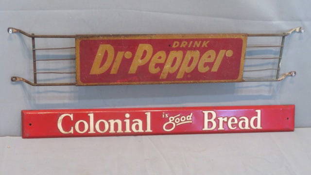 2 Old General Store Door Pushes Auction