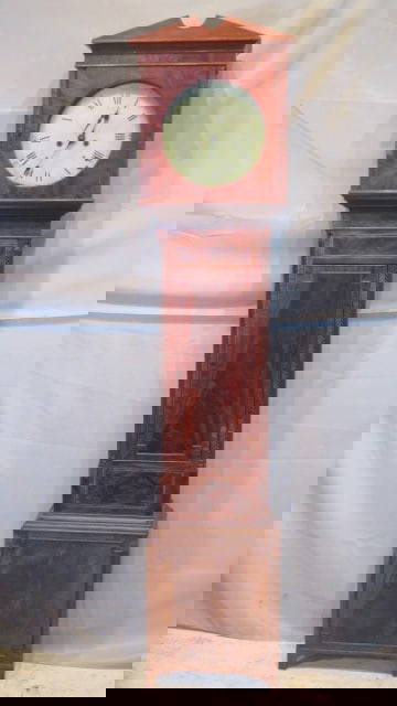 English Mahogany Tall Clock Auction