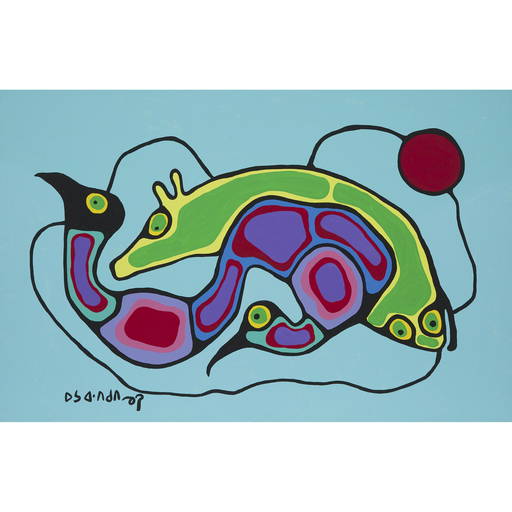 Norval H. Morrisseau, R.c.a (1931 2007), Coming Alive,