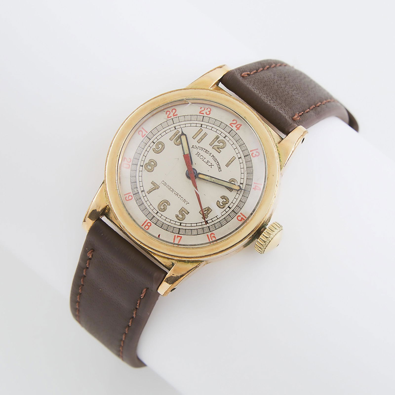 Rolex Observatory Wristwatch, circa 1940; 31mm; 17 jewel Su - Apr 28 ...