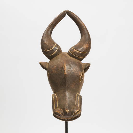 Bamileke Buffalo Mask, Cameroon, Central Africa, Late 20th