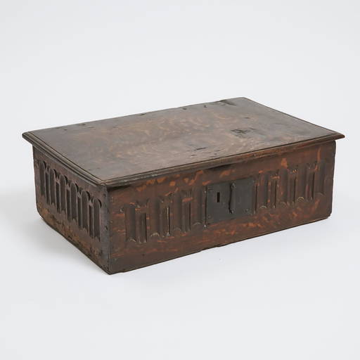 Jacobean Carved Oak Bible Box, early 17th century, 6.25 x 1 - Jun 30 ...