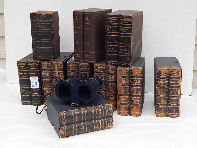 Collection Of 10 Stereoview Sets