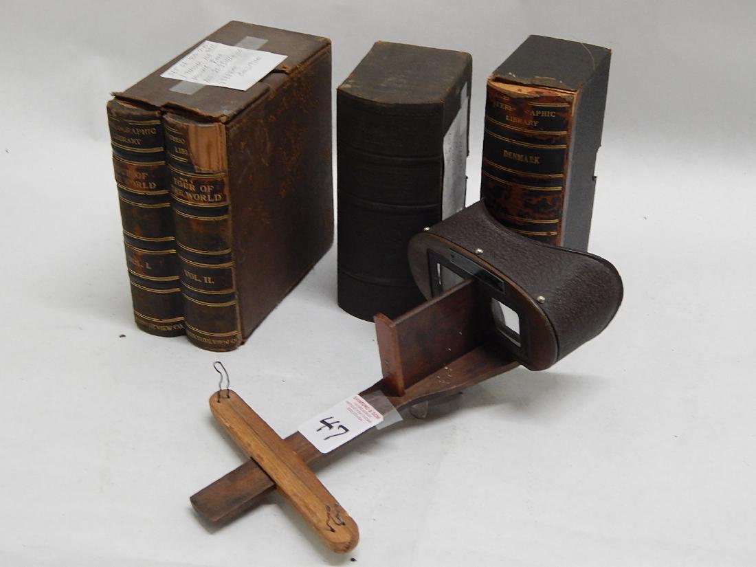 Antique Stereoview Sets & Viewer