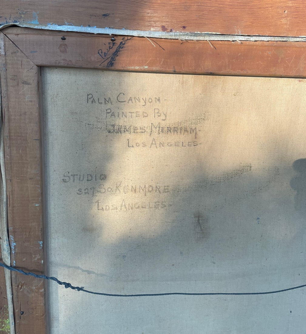 James Merriam Palm Canyon Auction