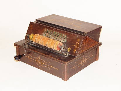 Antique Gem Roller Organ W/ Cob