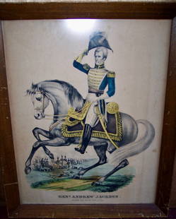 C. 1820 Litho, Andrew Jackson Hero Of New Orleans