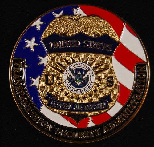 Us Tsa Transportation Security Admin Coin