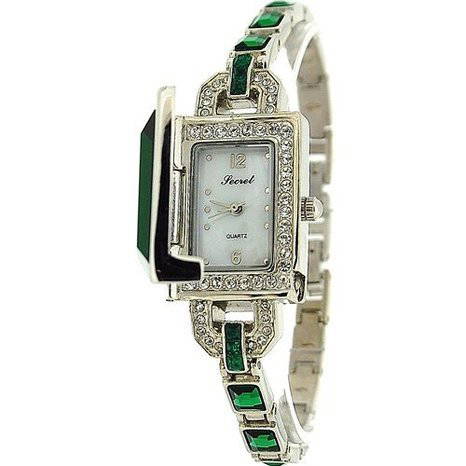 Emerald Hidden Dial Ladies Analogue Watch