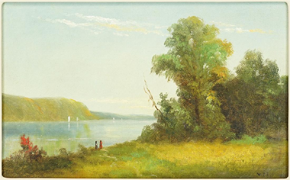 Lemuel Wiles (American, 1826-1905) On the Hudson. - Mar 23, 2017 ...