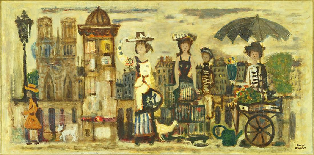 Roger Chaput (French, B. 1909) Paysage Parisien.