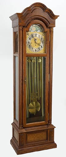 A Charles Sligh Grandfather Clock.