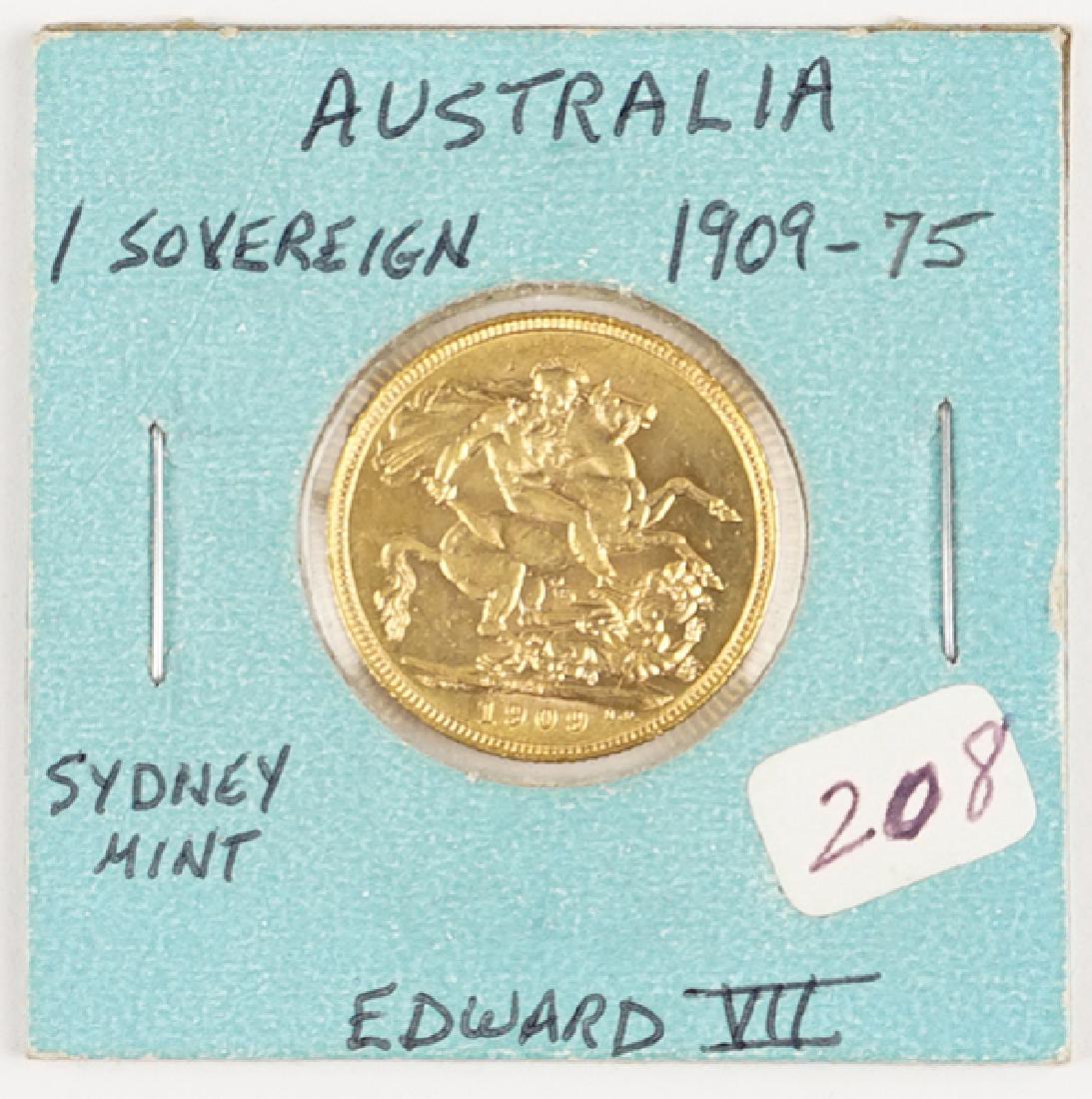 An Australian Gold Coin.