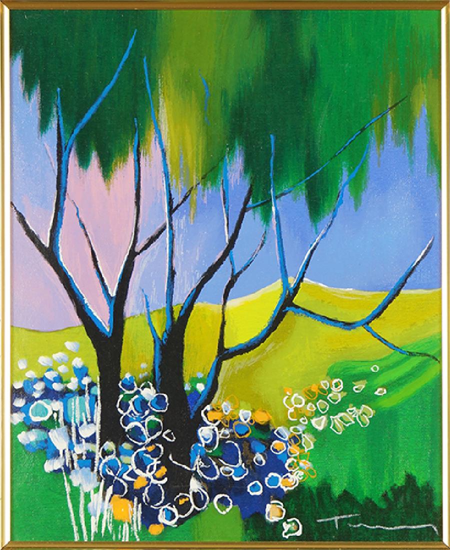 Itzchak Tarkay (Israeli, 1935-2012) Landscape.