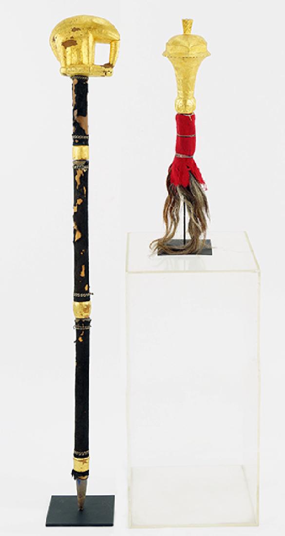 An Akan Linguist Staff.