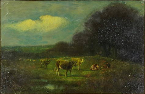 James Mcdougal Hart American, 1828 1901 Head Of A