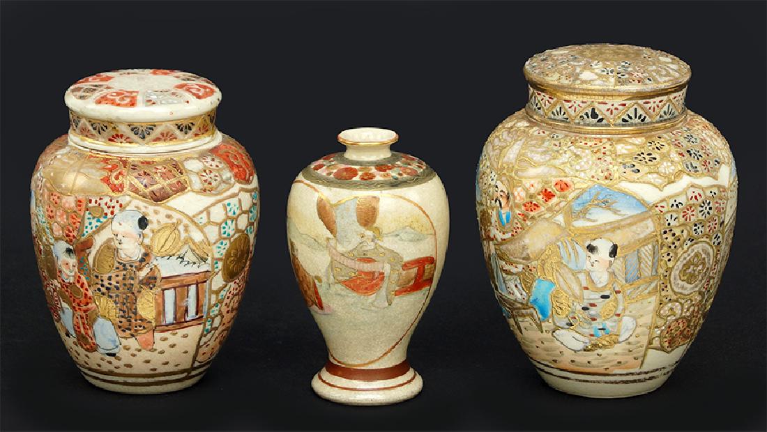A Collection Japanese Satsuma Ware. - Mar 22, 2018 | Susanin's Auctions ...