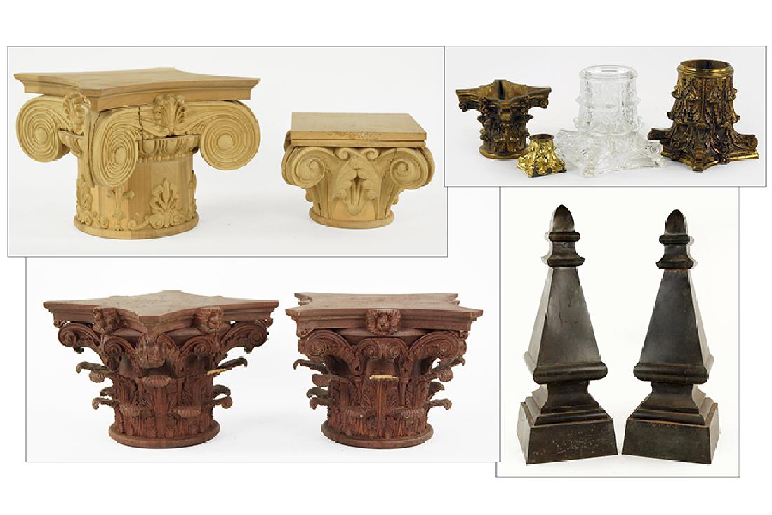 A Pair of Composite Column Capitals.