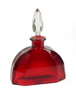 Czechoslovakian Prozniak Red Opaque Perfume