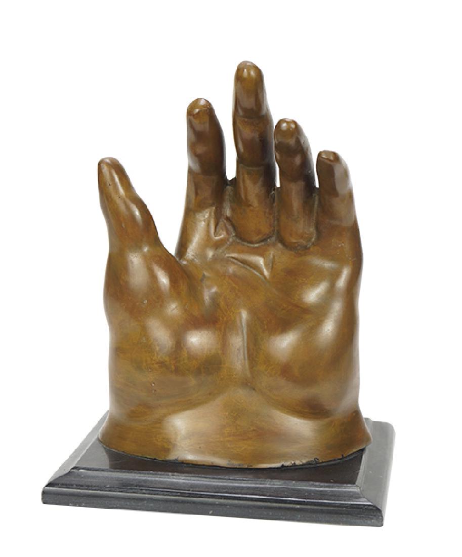 After Fernando Botero (columbian, B. 1932) Hand.