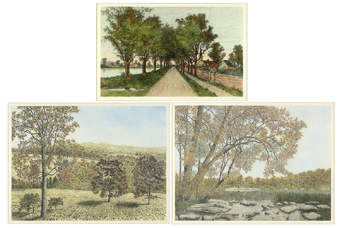 William T. Livesay (American, B. 1956) Two Works.