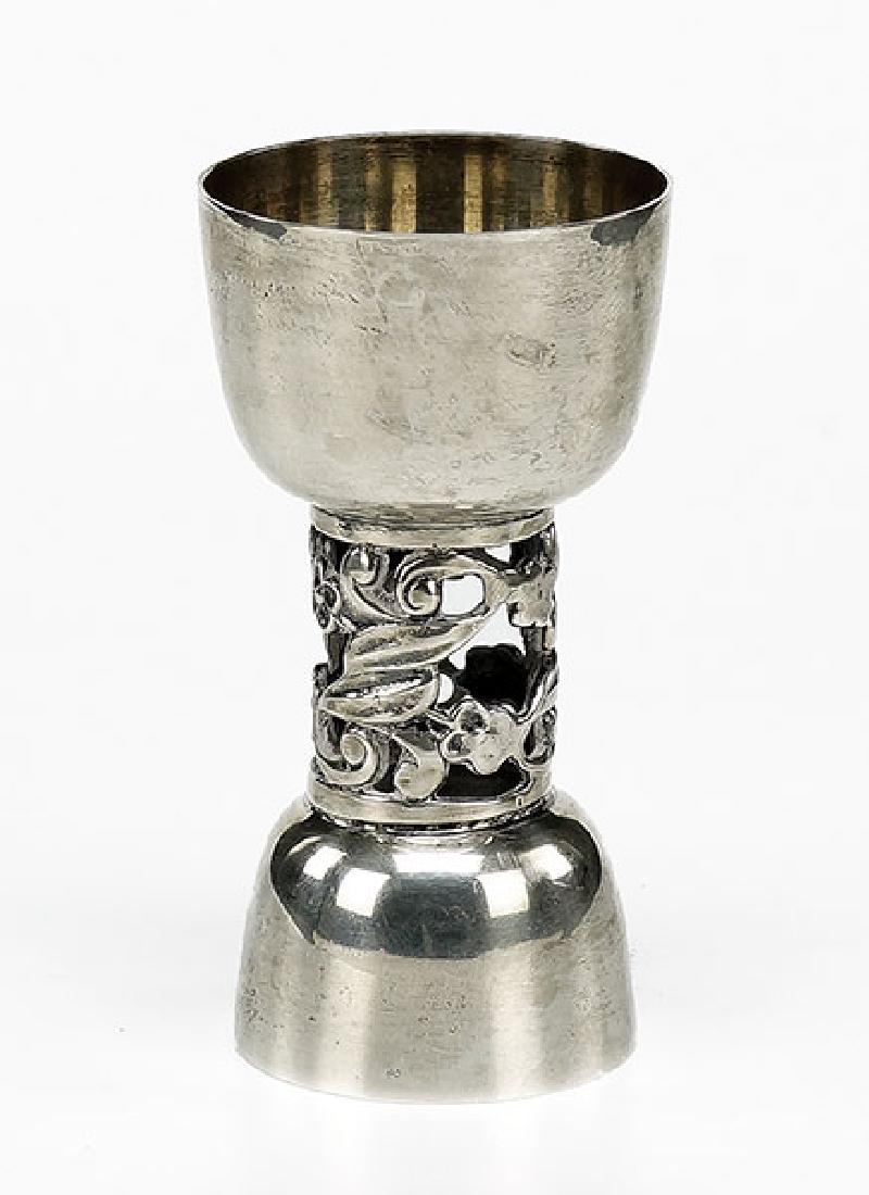 An American Sterling Silver Double Jigger.