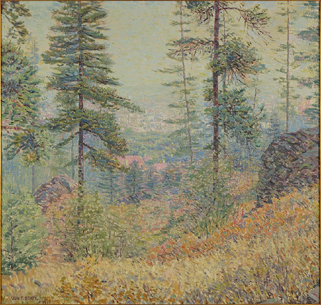John F. Stacey (American, 1859-1941) Overlooking