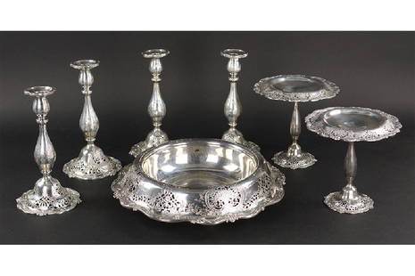 Red Footed Console Bowl