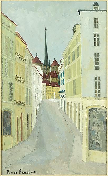 Pierre Ramel (French, 1927-1997) Cathedrale de Geneve. - Oct 25, 2019 ...