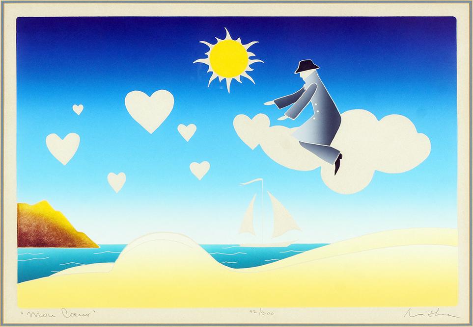 Misha Moracha (yugoslavian, B. 1944) Mon Couer.