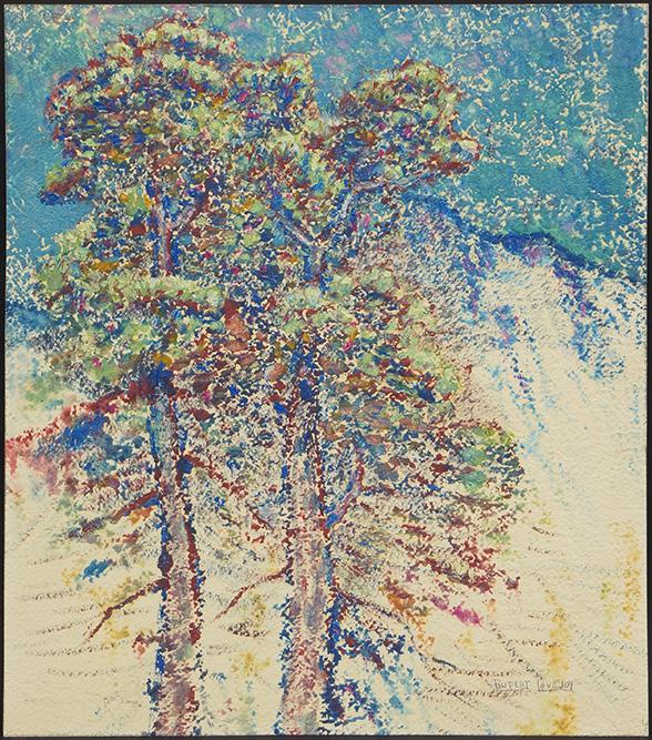 Rupert Lovejoy (American, 1885-1975) Two Pines. - Oct 25, 2019 ...