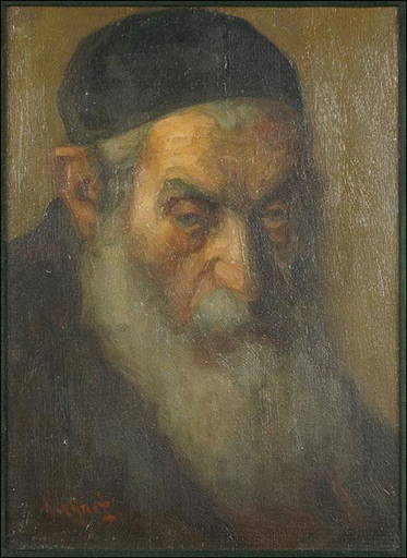 Maurits De Groot (dutch, 1880 1934) A Rabbi.