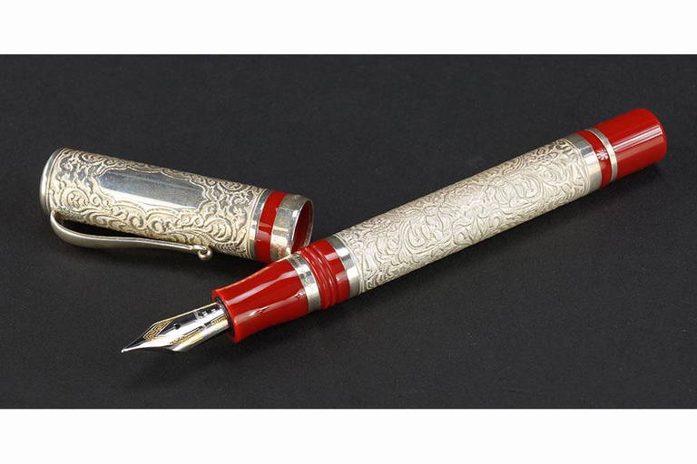 Montegrappa Cosmopolitan Gothic Sterling Pen.