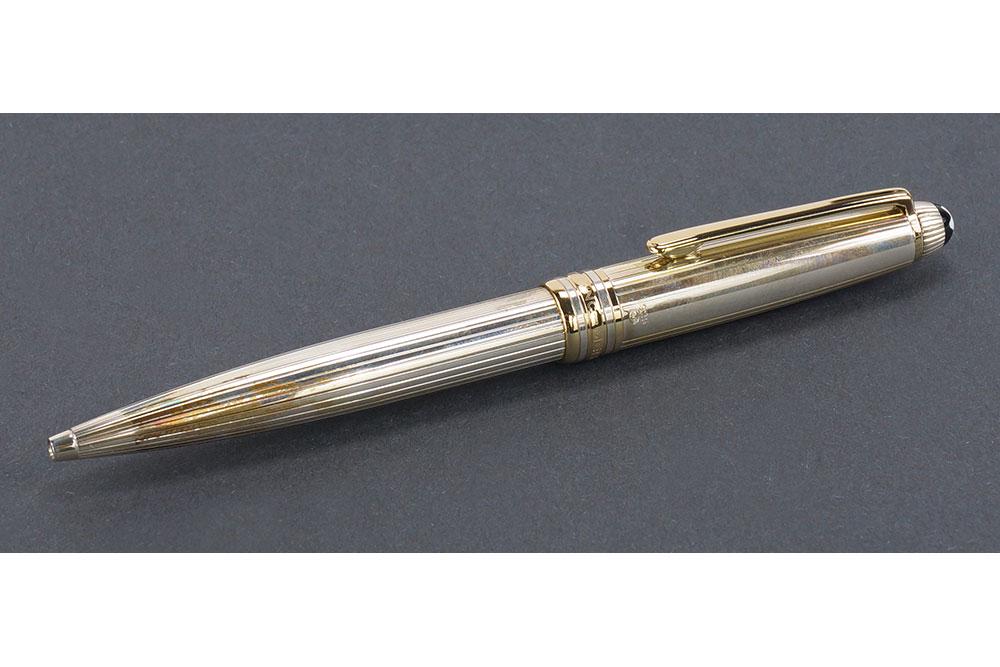 Montblanc Solitaire 164 Silver Ballpoint Pen.