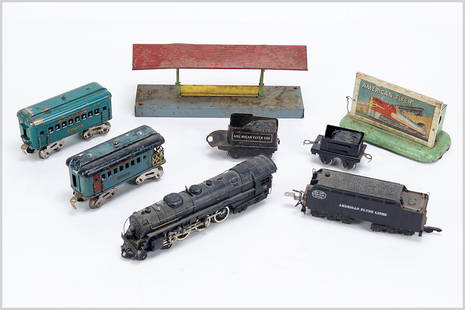 Rare American Flyer Simmons Display Train Set
