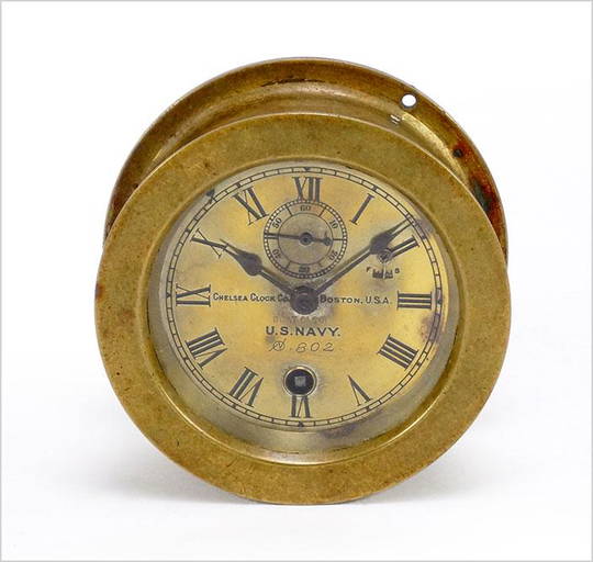 Chelsea Us Navy Ships Clock.